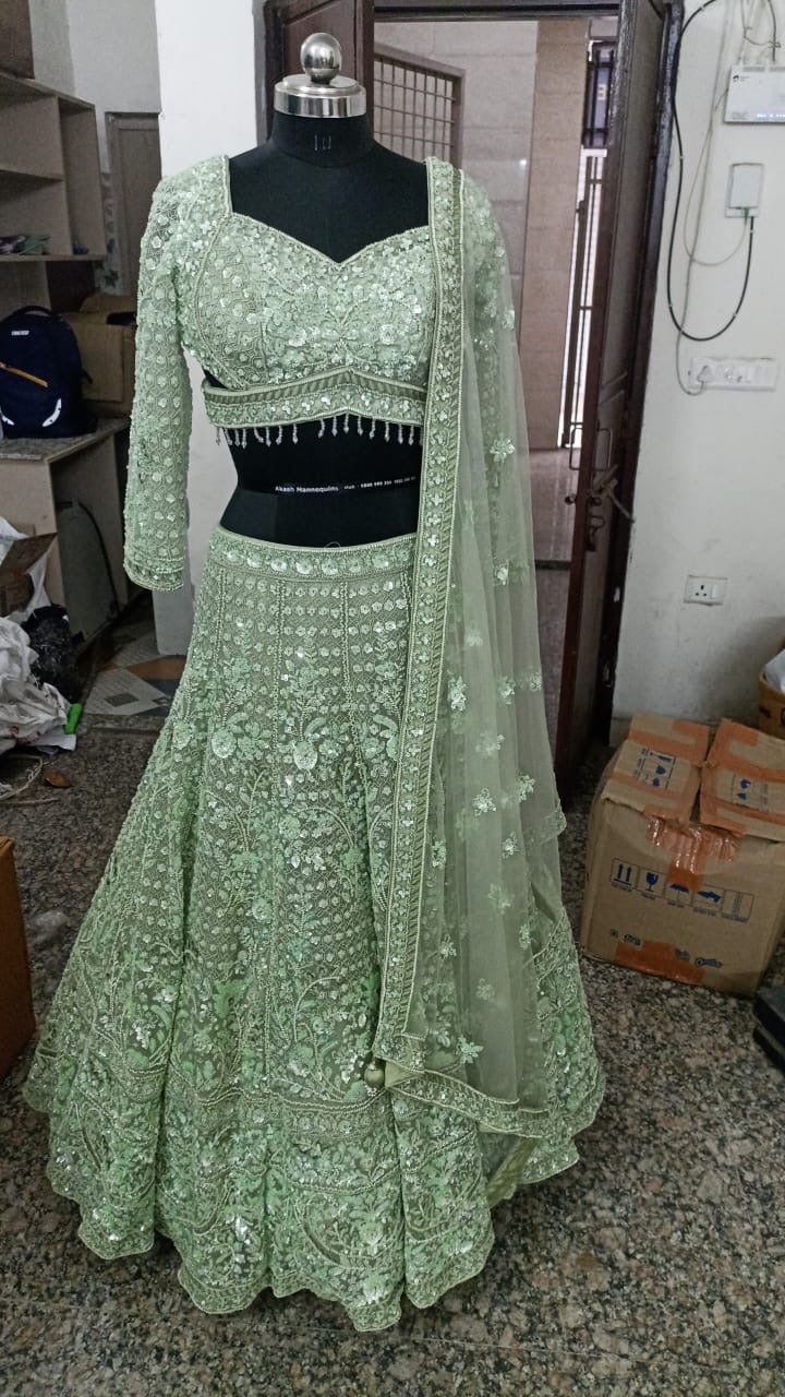 MINT LEHENGA – MEENA BAZAAR CANADA